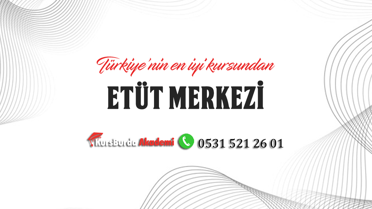 Niksar Etüt Merkezleri - 0531 521 26 01